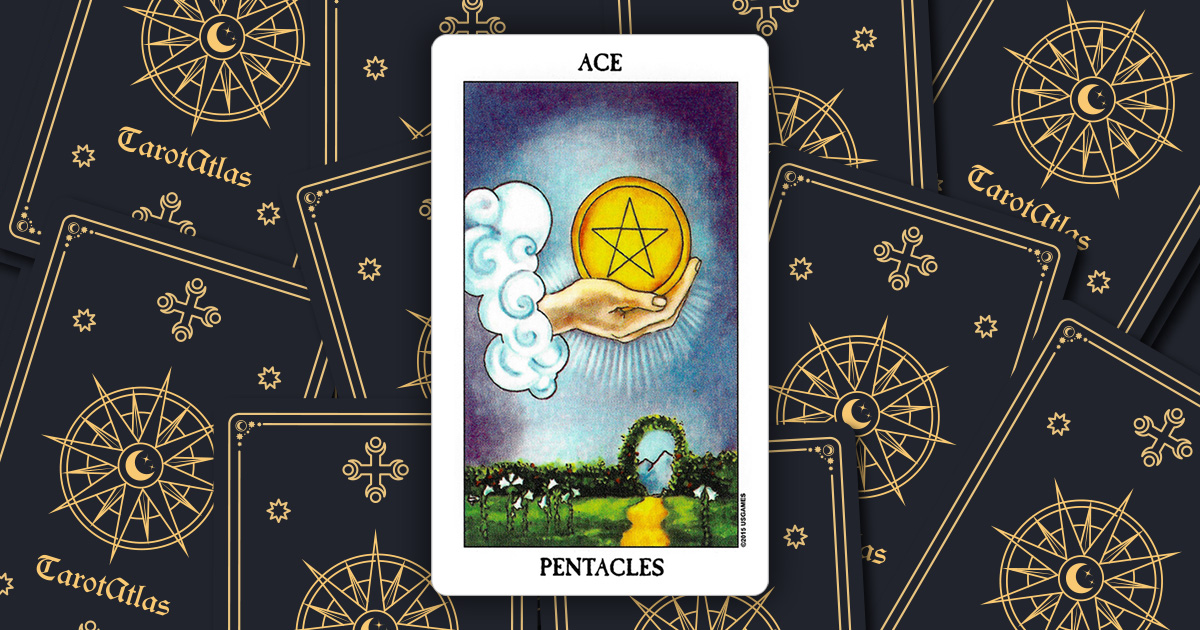 Ace of Pentacles Tarot Card Meaning in Upright and Reversed | TarotAtlas