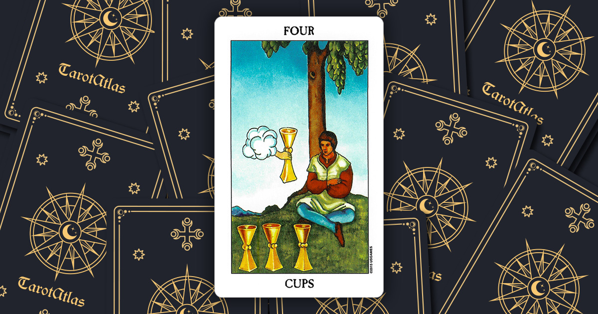 Four of Cups Meaning in Upright and Reversed | TarotAtlas