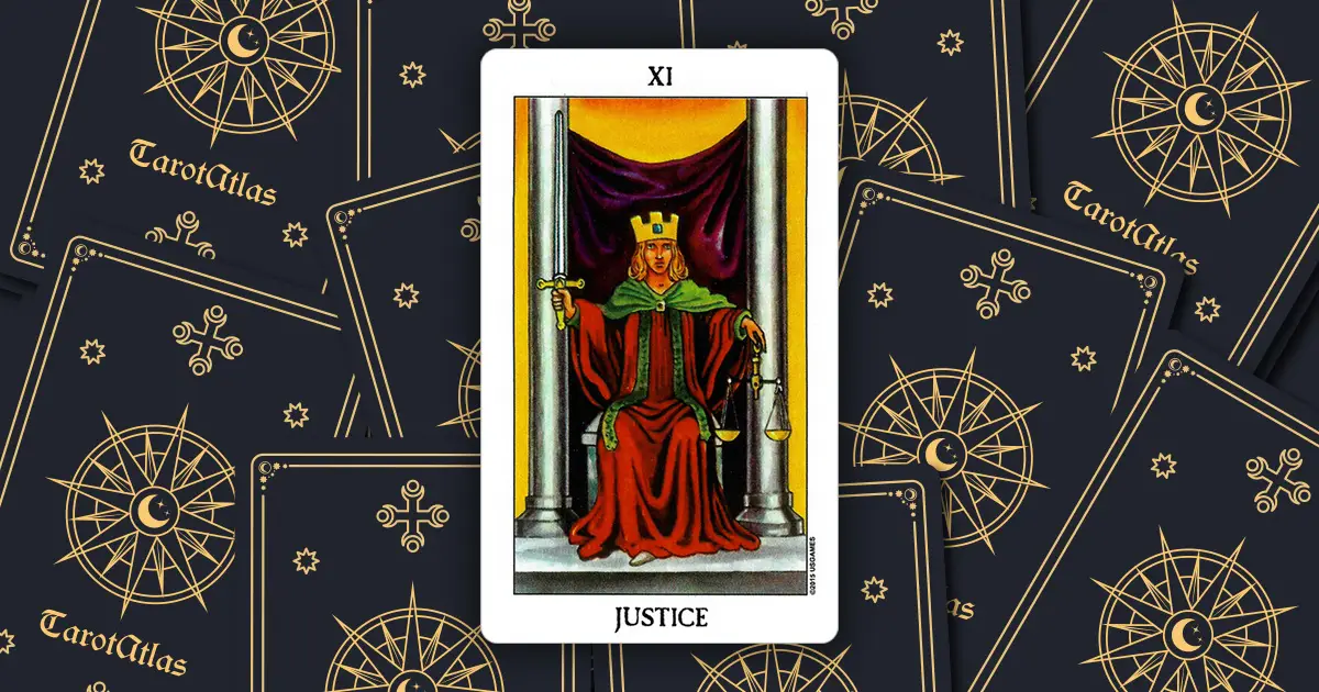 Justice Tarot Card Meaning in Upright and Reversed | TarotAtlas