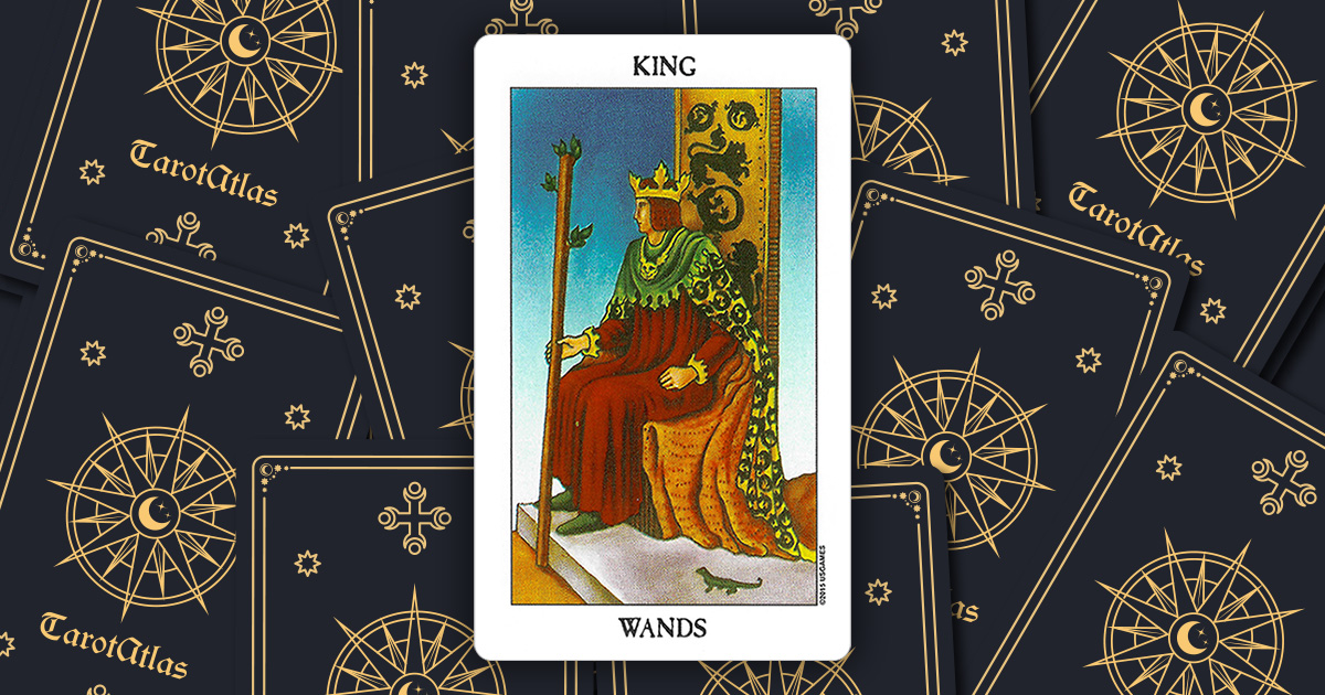 King of Wands Tarot Card Meaning in Upright and Reversed | TarotAtlas
