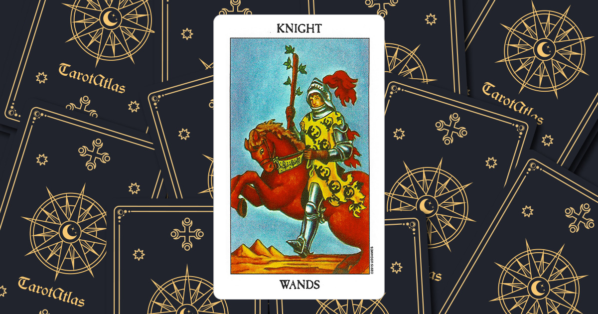 Knight of Wands Tarot Card Meaning in Upright and Reversed | TarotAtlas
