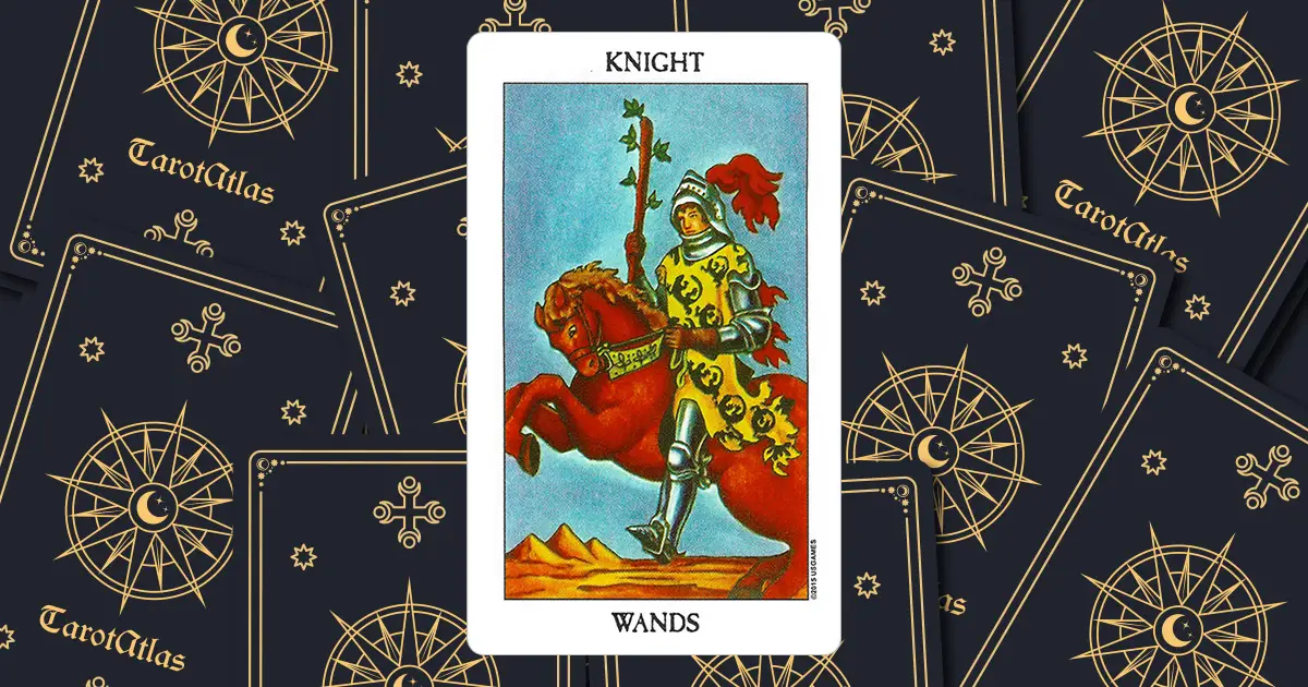 Knight of Wands Tarot Card Meaning in Upright and Reversed | TarotAtlas