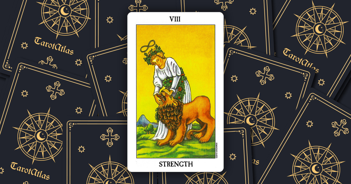 Strength Tarot Card Meaning in Upright and Reversed | TarotAtlas