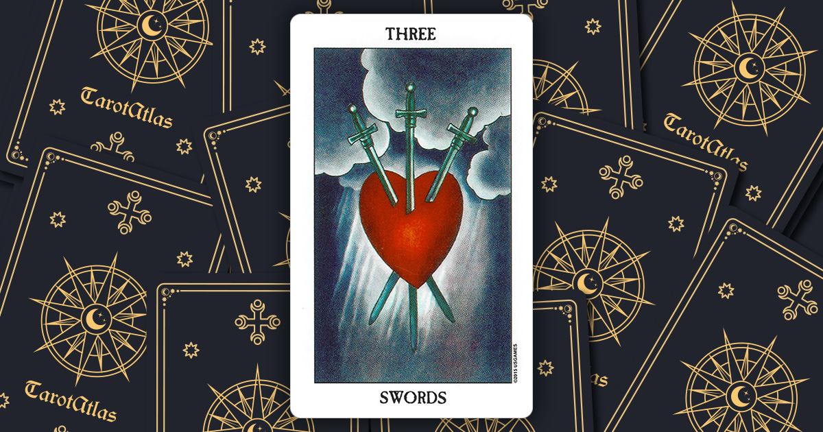 Three of Swords Meaning: Upright and Reversed | TarotAtlas