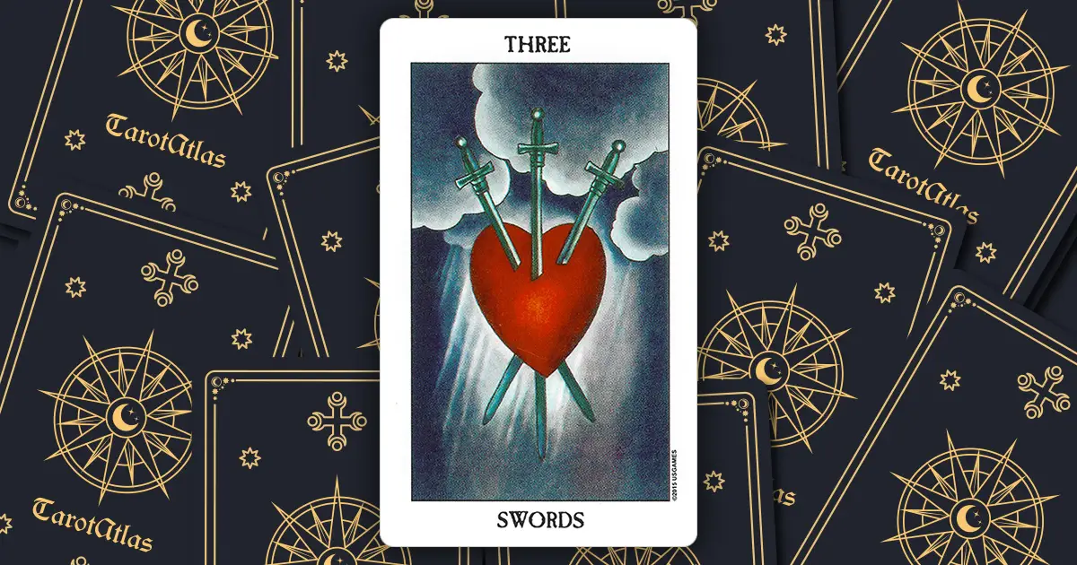 Three of Swords Meaning: Upright and Reversed | TarotAtlas